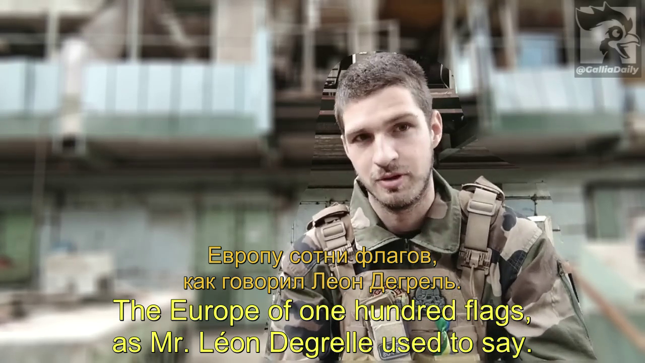 Daily pictures : interview in Ukraine of French Nazi fighter Karel ...